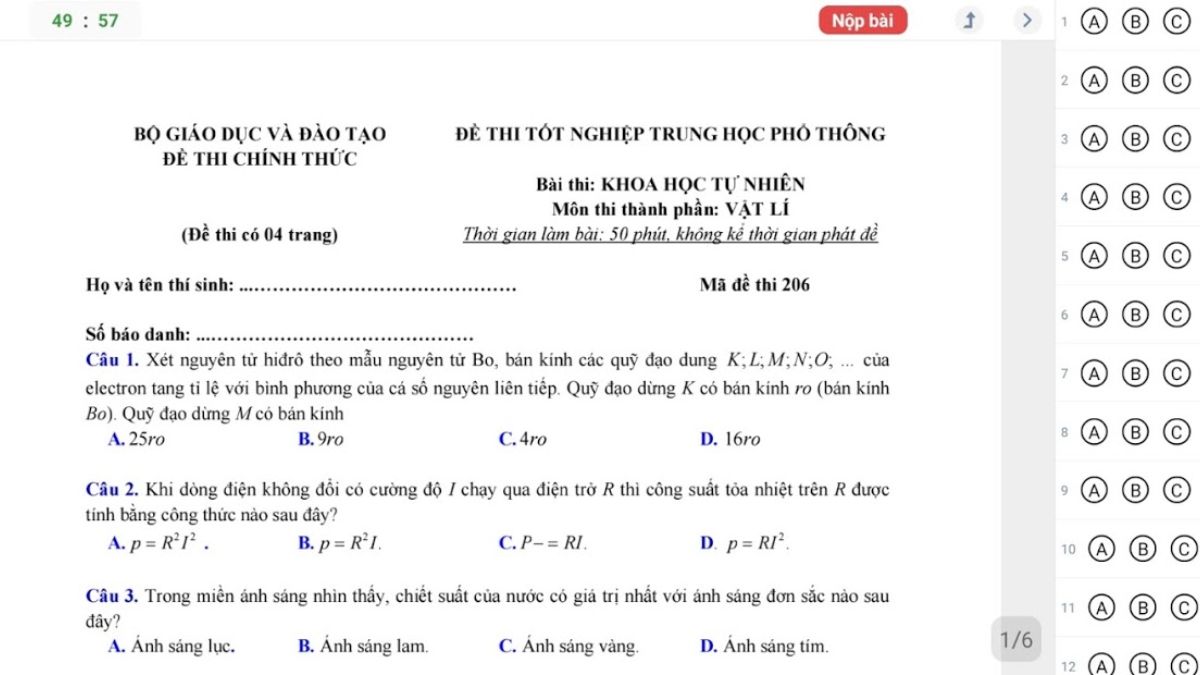 Top 12+ app luyện thi đánh giá năng lực tốt nhất 2025